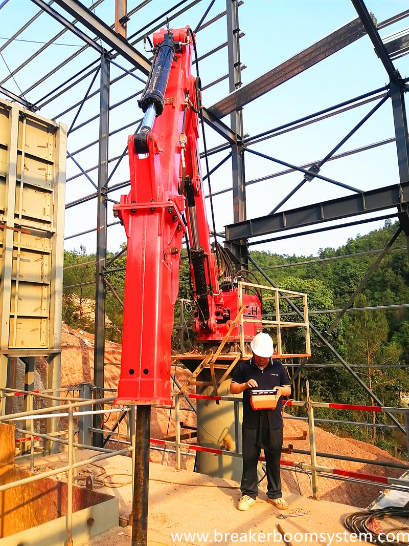 Another YZH Fixed Pedestal Boom Breakers System Delivered To Customers ...