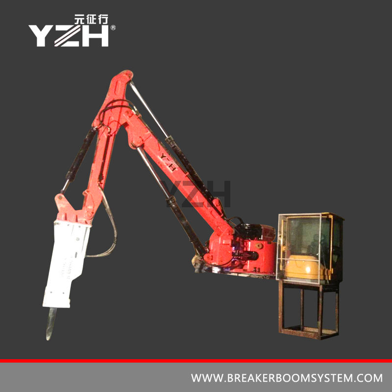 Stationary Pedestal Hydraulic Rock Breaker Boom System - Buy Breaker ...